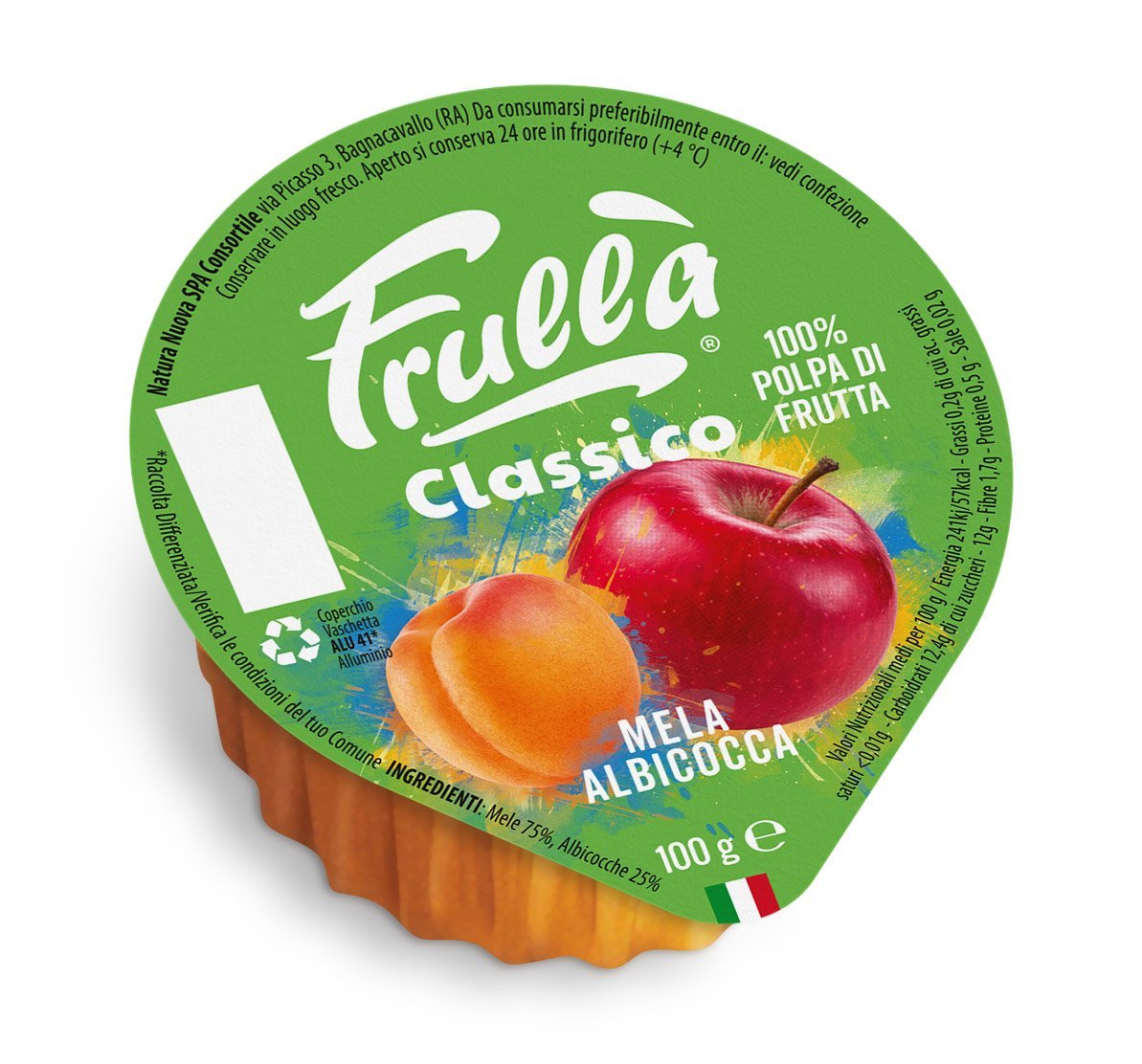 APPLE-APRICOT puree - Frullà - The fresh fruit that’s always with you