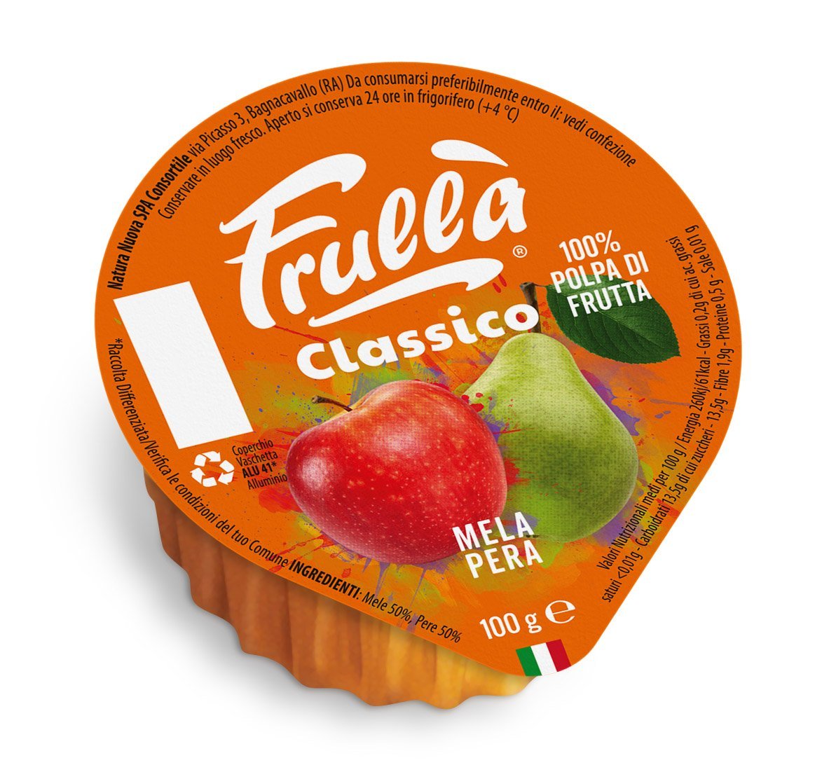 Polpa di frutta Mela Pera - Frullà - La frutta sempre con te